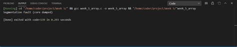 c converting a text file into an array segmentation fault error