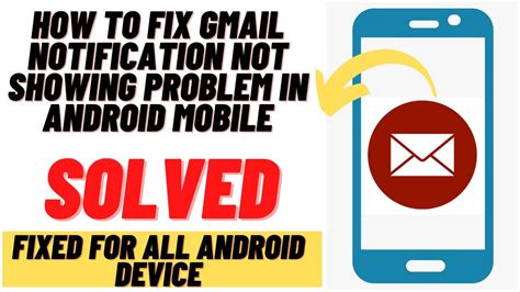 how to fix gmail notifications not working on any android devices 2021