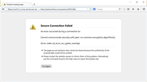 can firefox be forced to use ssl instead of tls stack overflow