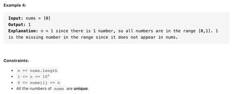 268 missing number kickstart coding