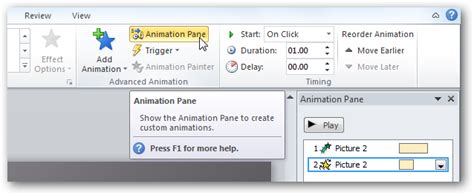 how to animate text and objects in powerpoint 2010