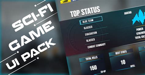 sci fi game ui pack 2d space gui components 2d gui unity asset store