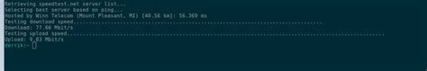 how to check your internet network speed on ubuntu