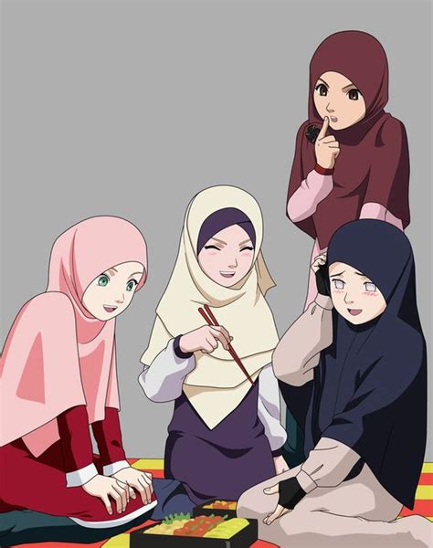 100 Gambar Kartun Muslimah Cantik Terbaru 2023 — Dyp Im