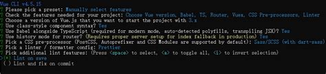 vue cli4 0脚手架环境搭建vue3 x项目 芦苇派