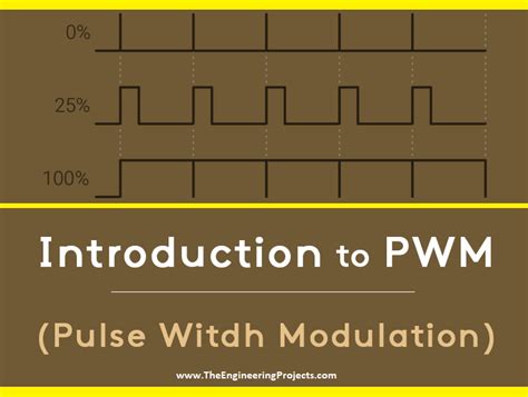 introduction to pwm pulse width modulation the engineering projects