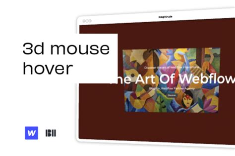 3d interactive hero webflow cloneable flowradar