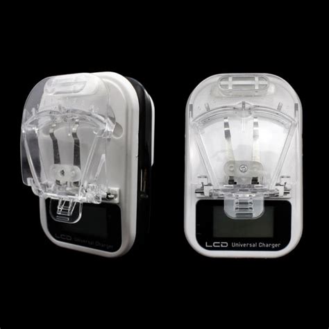 lcd display usb universal omnipotence travel battery charger for