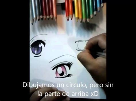 Como Dibujar Ojos De Anime De Mujer Youtube