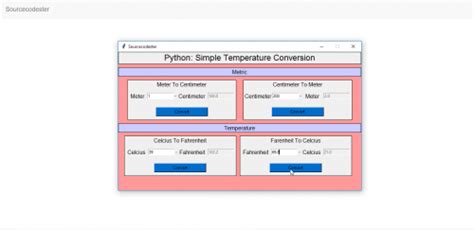 python simple temperature conversion free source code