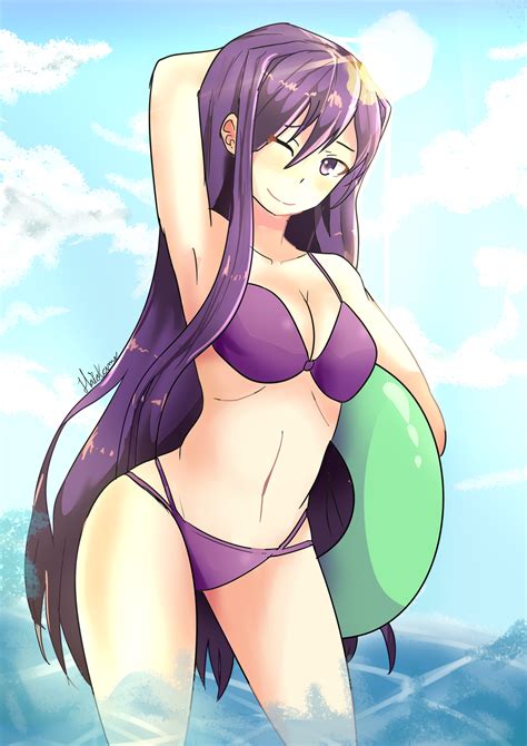 Yuri Bikini Doki Doki Literature Club By Hatokame Kun On My Xxx Hot Girl