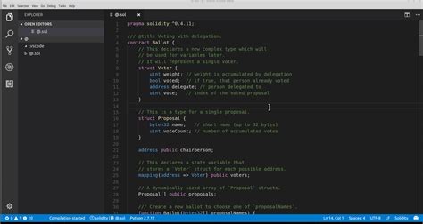 vs code solidity code generation nethereum documentation