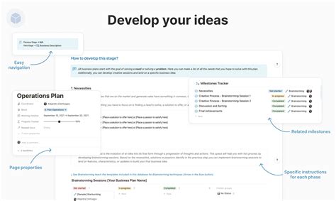 business plan workspace notion template notion everything