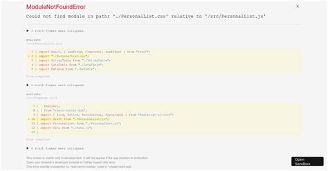 react table container examples codesandbox