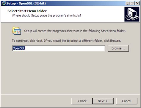 openssl installation under windows