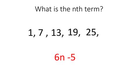 nth term game challenge activity teaching resources
