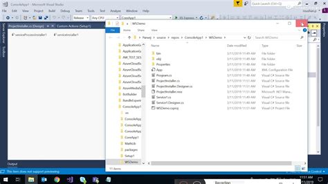 how to create setup file for windows service youtube