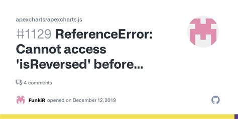 referenceerror cannot access isreversed before initialization