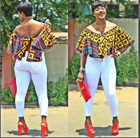 Beautiful Ankara Peplum Tops On Jeans Street And Corporate Styles