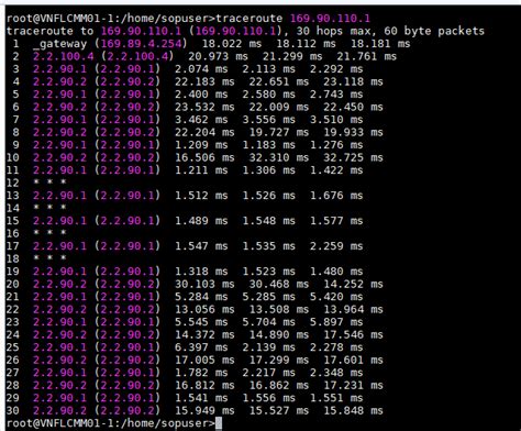 checking the communication between the csp om ip address and external