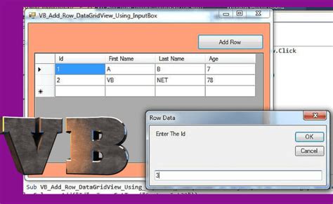 vb net how to update selected datagridview row with textbox using vb