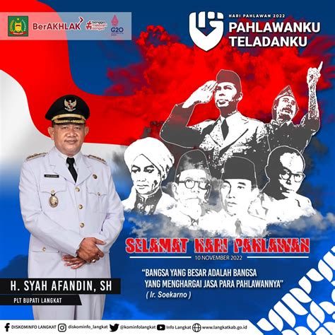 Pemerintah Kabupaten Langkat Mengucapkan Selamat Hari Pahlawan 10