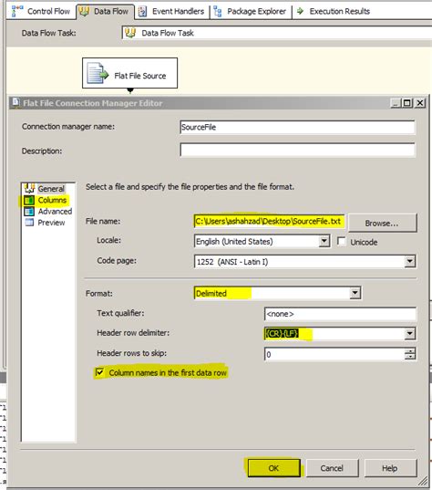 welcome to techbrothersit ssis read top x rows from flat file