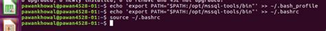 sql server 2017 on linux install sqlcmd and bcp the sql server