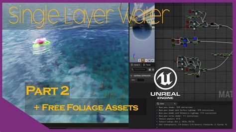 unreal engine 5 simple ish stylized [single layer water] tutorial