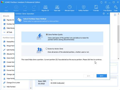 how to copy partition with partition assistant