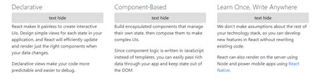 reactjs show hide multiple elements with react itecnote