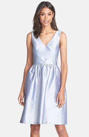 Alfred Sung Satin Fit And Flare Dress Dress Available At Nordstrom Comes