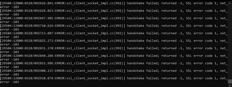 14 成功解决：error ssl client socket impl cc 992 handshake failed