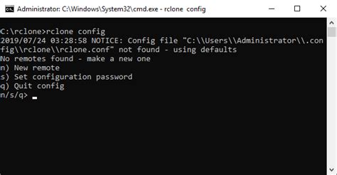 how to install and run rclone as a windows service 2019 10 2016 8 2012
