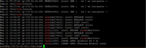 how to check cron logs on ubuntu