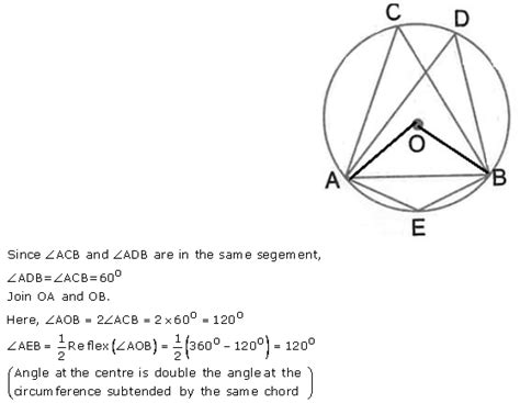 Selina Concise Mathematics Class 10 Icse Solutions Circles Artofit