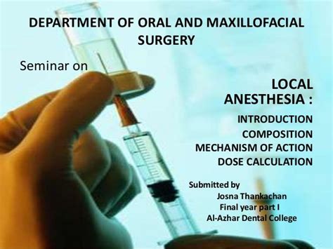 Local Anesthesia