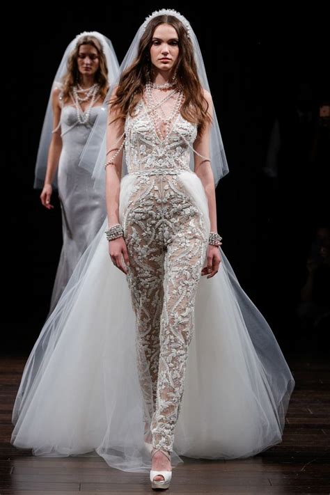 Bridal Fashion Week Spring 2018 Nearly Naked Wedding Dresses And