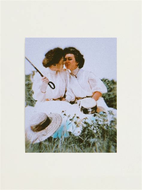Vintage Lesbian Couple Photographic Print By Danivaca Redbubble