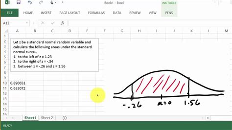 normal distribution using excel youtube