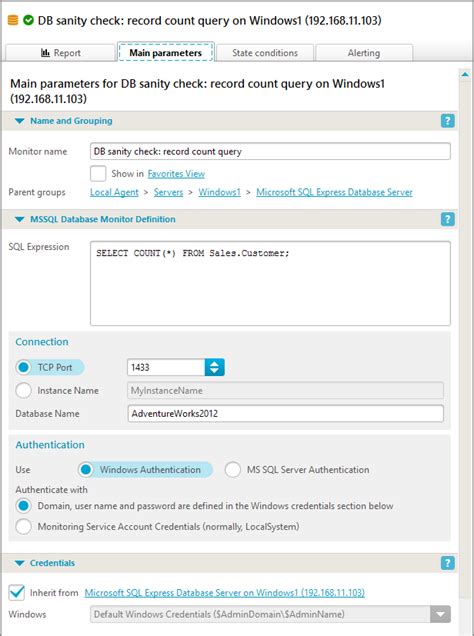 iphost ms sql monitor database servers monitoring