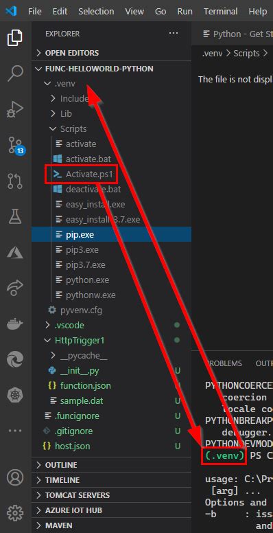 python function app vscode environment microsoft qanda
