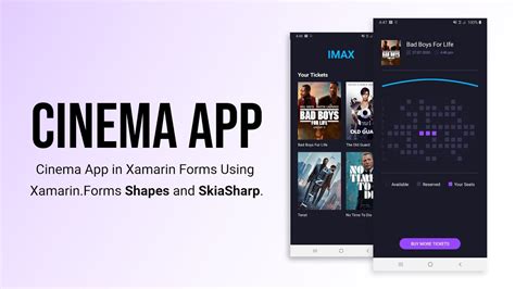 cinema app in xamarin forms using xamarin forms shapes and skiasharp