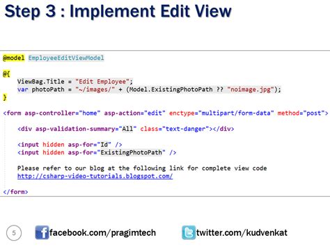 sql server and c video tutorial edit view in asp