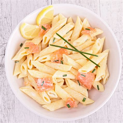 Pâtes Au Saumon Fumé Des Recettes Healthy Saines Et Faciles
