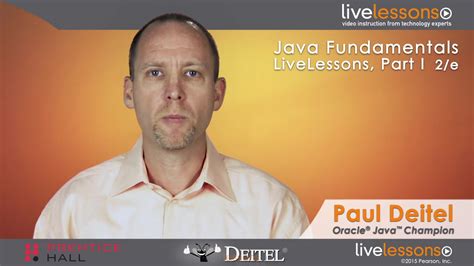 java fundamentals livelessons parts i ii iii and iv video training