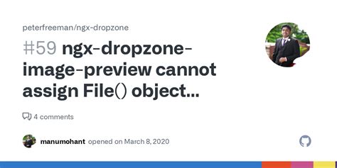 ngx dropzone image preview cannot assign file object error