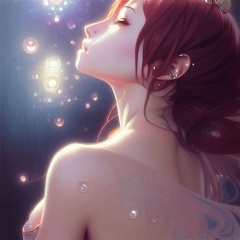 Anime Girls Kissing Sensual Dd Wet Shiny Fantasy Ingewikkeld Elegant