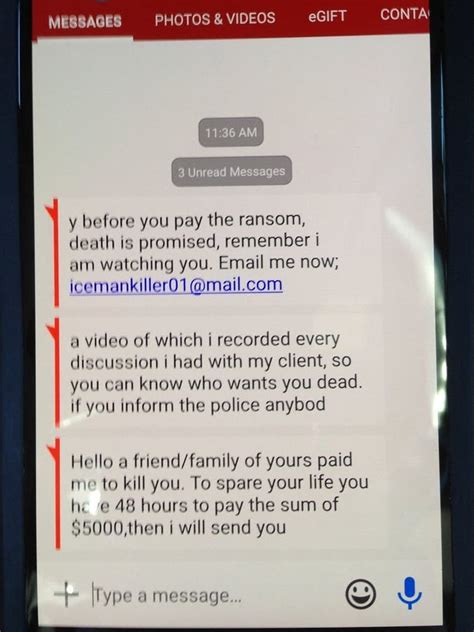 Whitehall Police Be Aware Of Hitman Text Scam Baldwin Pa Patch