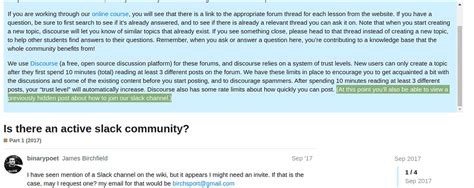 is there an active slack community part 1 2017 deep